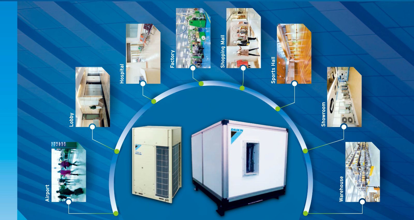 Air Handling Unit (AHU) VRV Indoor Unit Daikin Air Conditioner Model ...